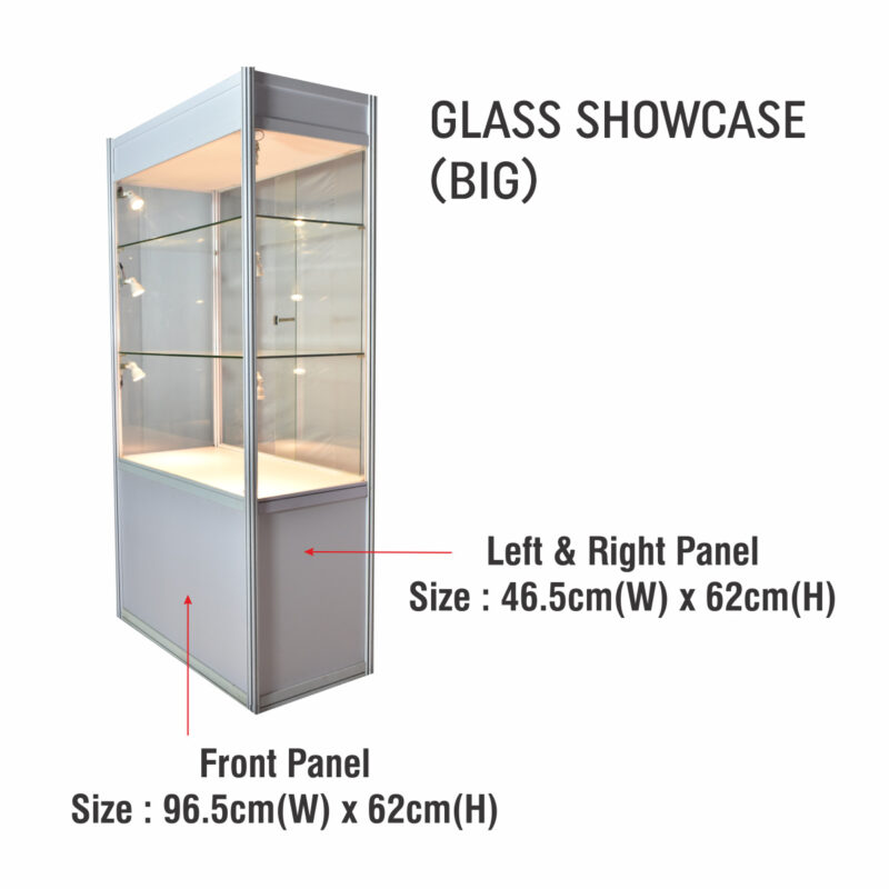 Glass Showcase (Big) – CMPL EXPO – Exhibitor Services